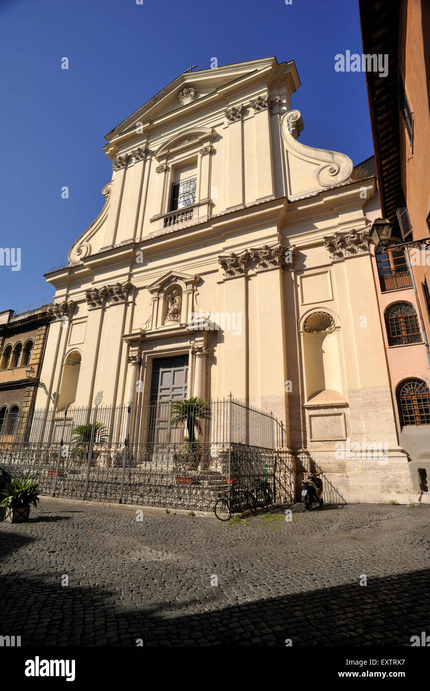Italy, Rome, Trastevere, church of Santa Maria della Scala Stock Photo ...