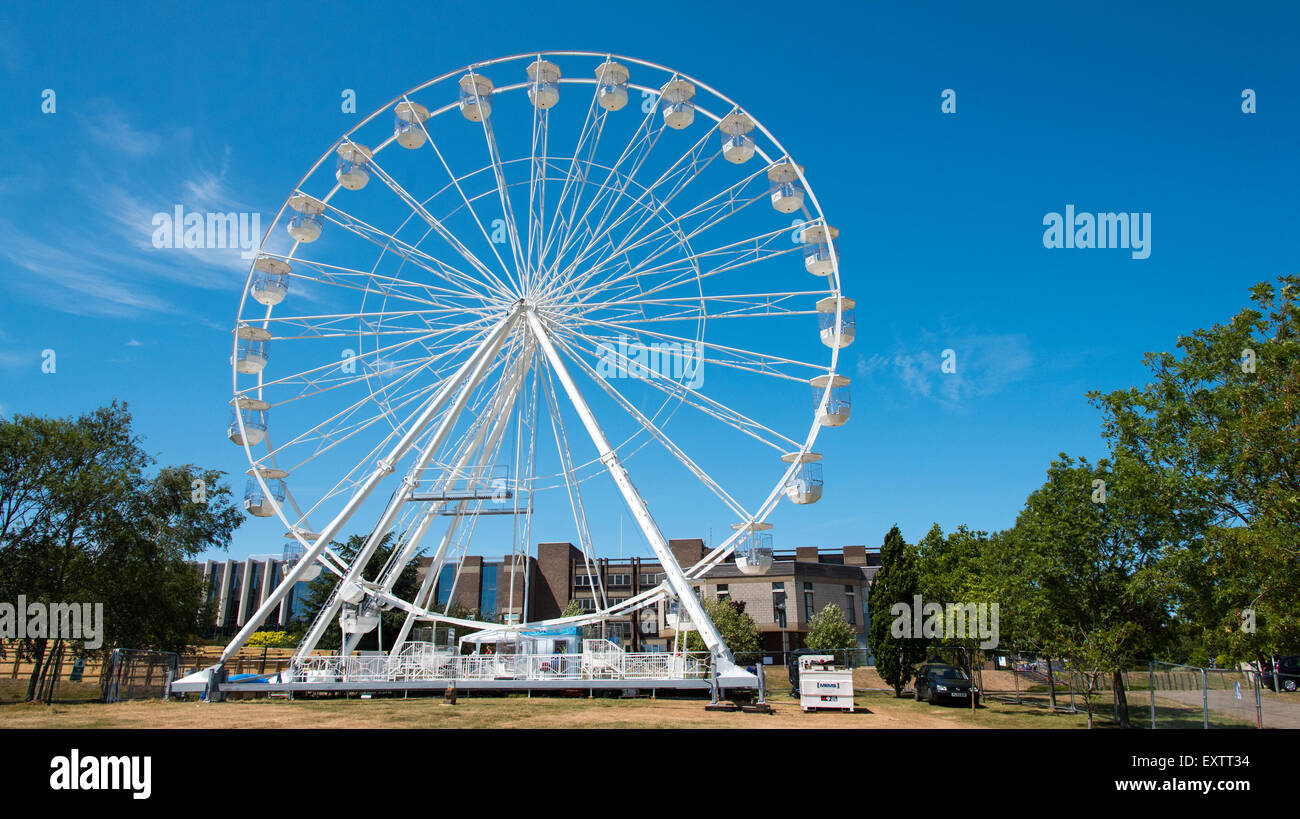 The Kent Wheel, a temporary structure erected on the Campus of the ...