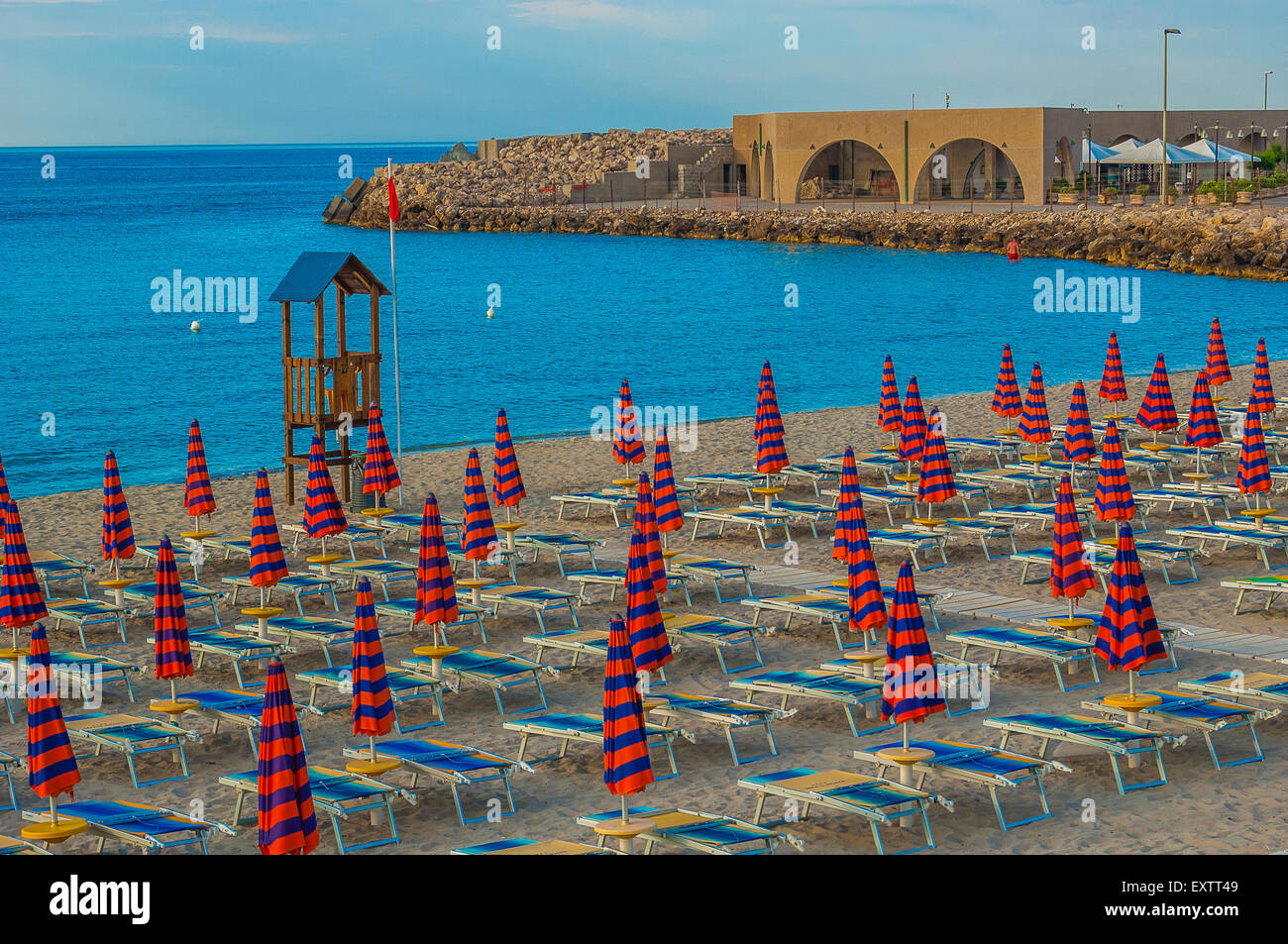 Apulia Salento s. Foca Beach Stock Photo - Alamy