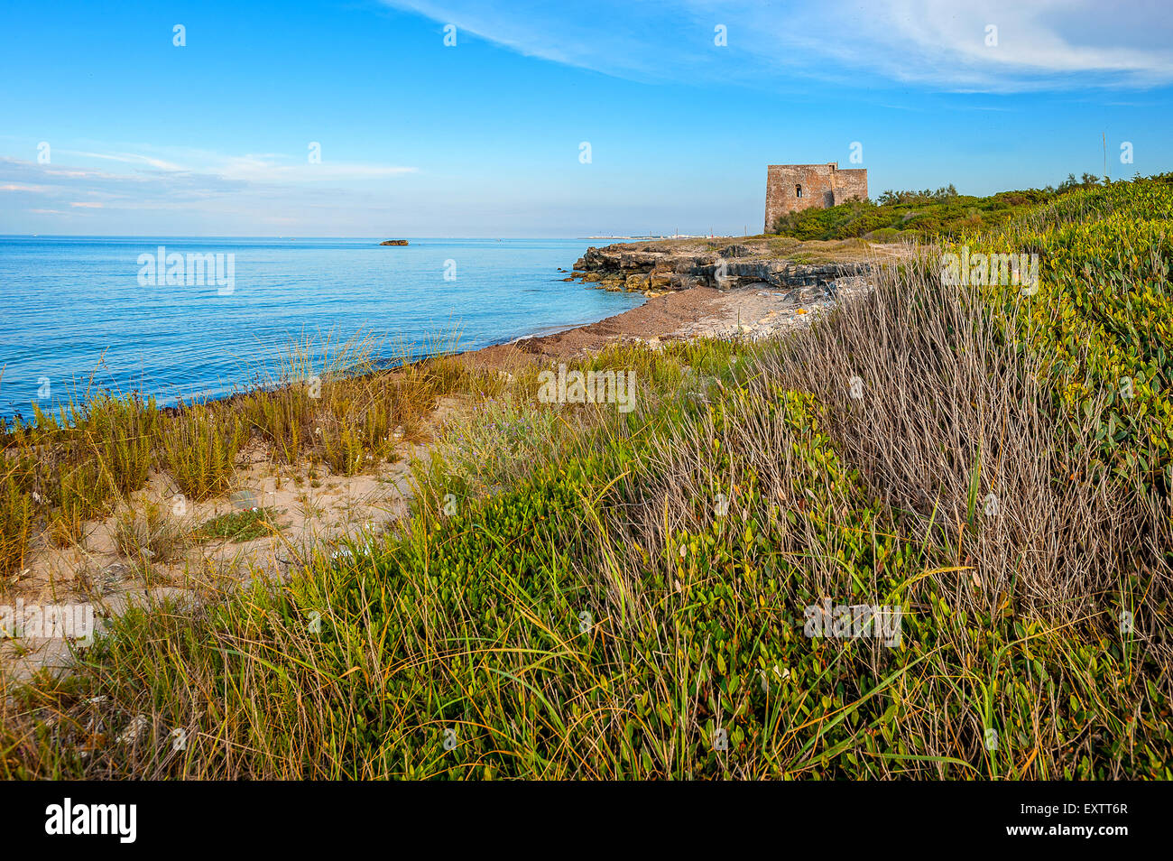 Apulia Salento Torre Specchia Stock Photo - Alamy