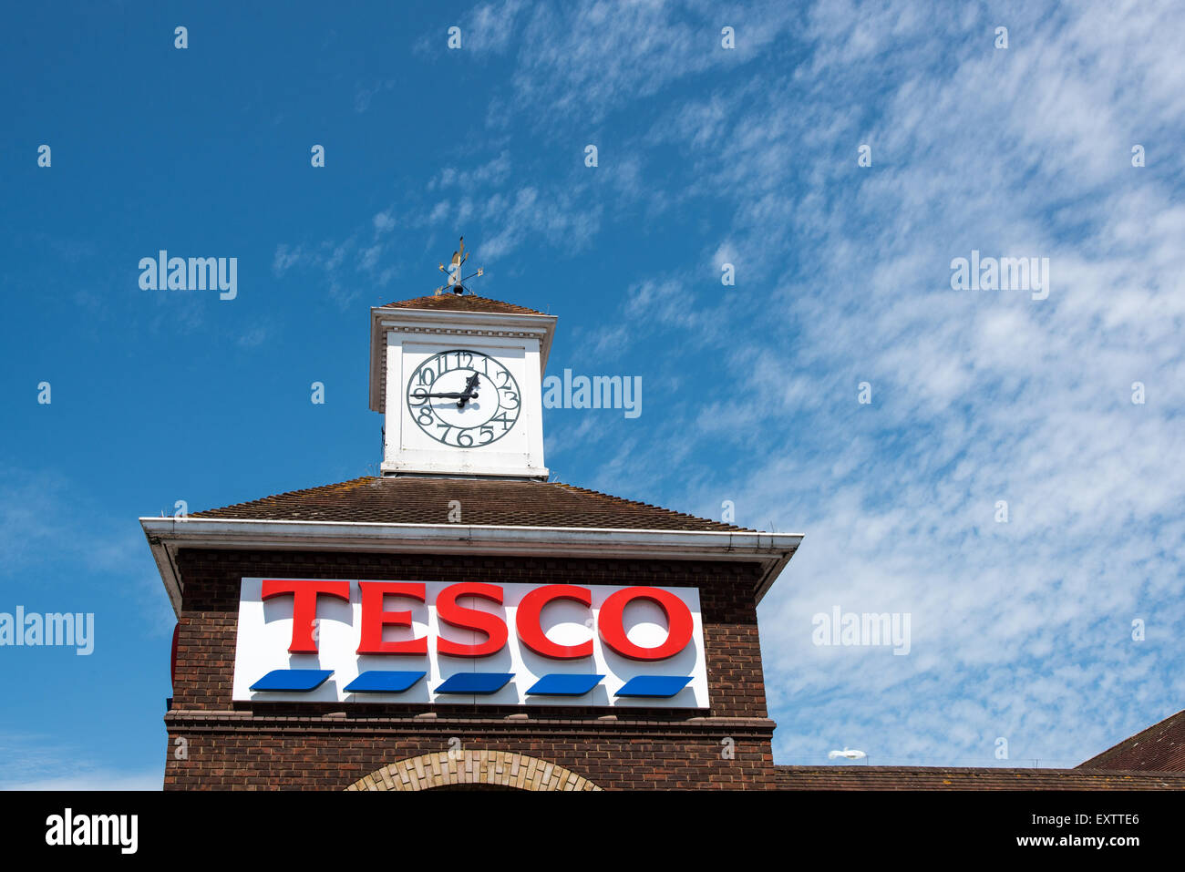 Tesco Superstore at Exmouth, Devon, UK Stock Photo - Alamy