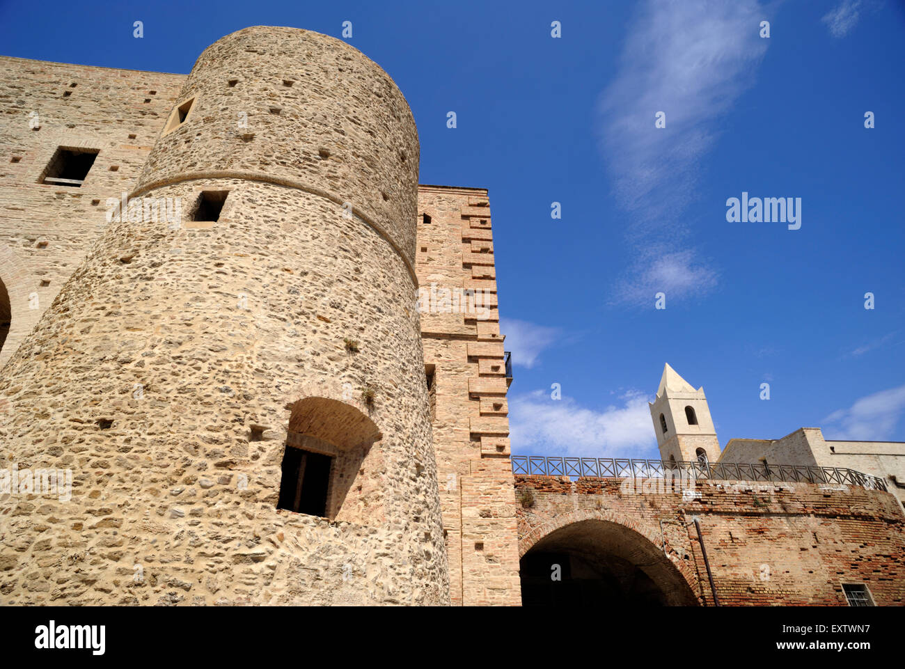 Italy, Basilicata, Bernalda, castle Stock Photo - Alamy