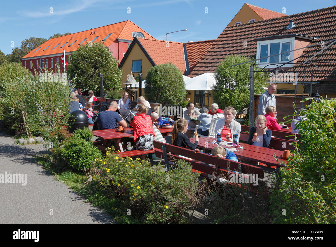 Ice-cream café at the end of Nørregade in Hundested near Skansen and ...