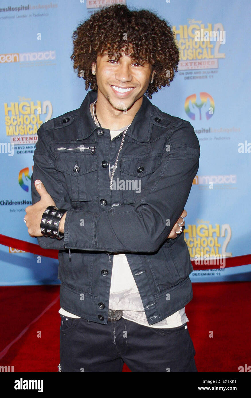 Corbin Bleu attends the DVD Release Premiere of "High School Musical 2 ...