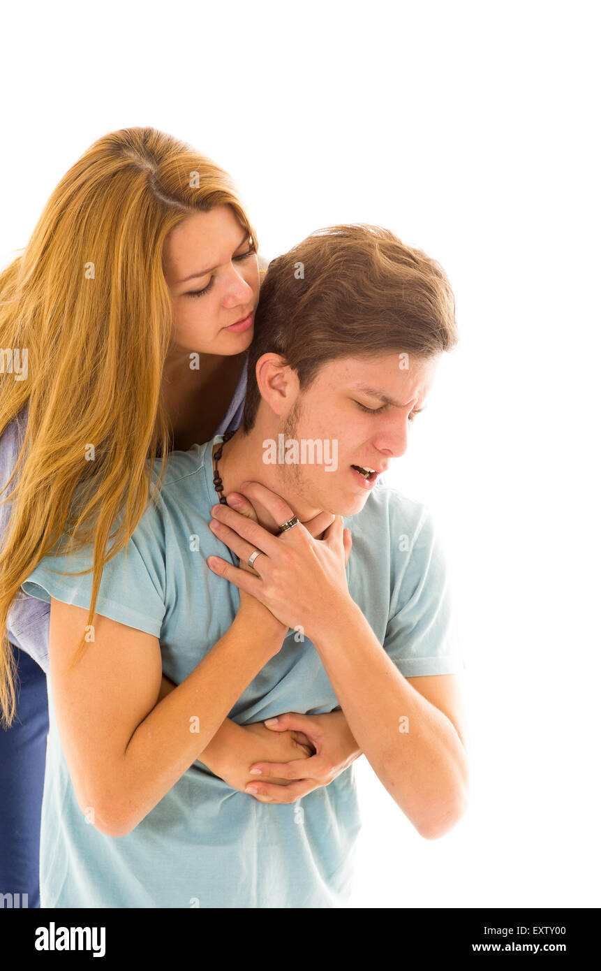 Heimlich maneuver hi-res stock photography and images - Alamy
