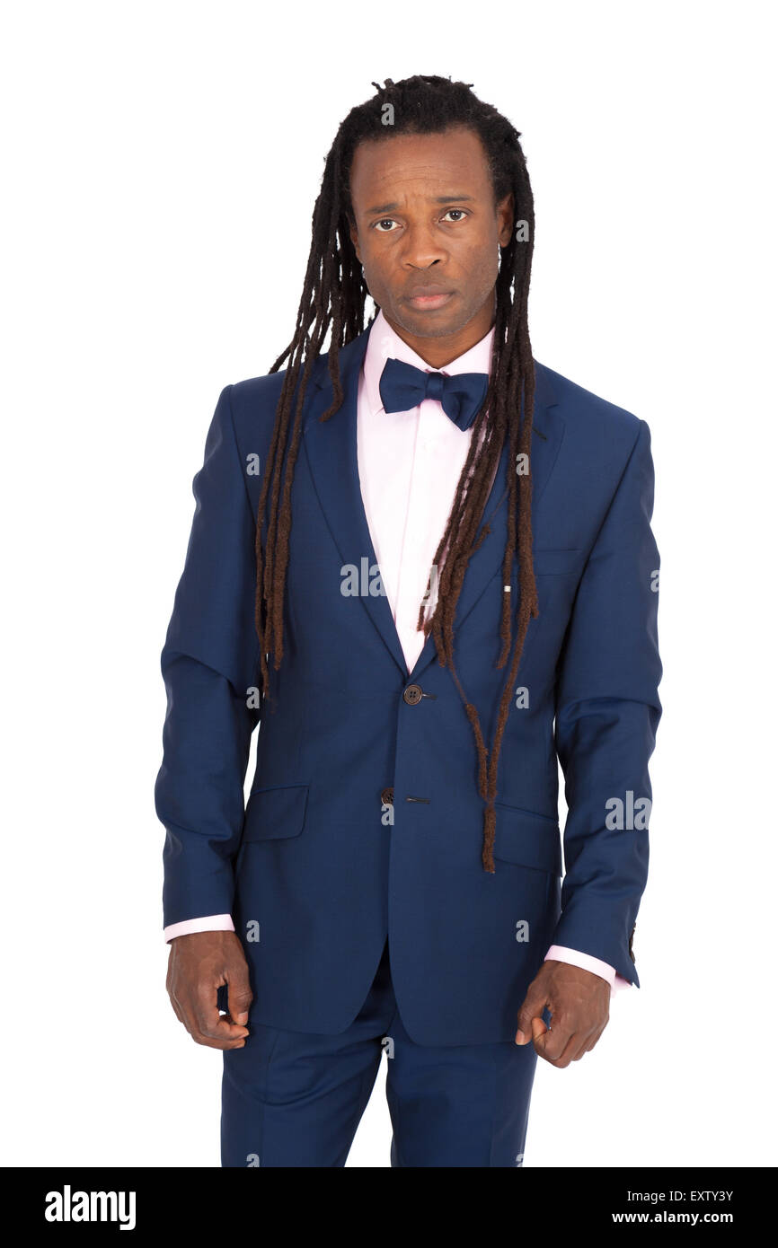 Handsome man with dreadlocks doing different expressions in different ...