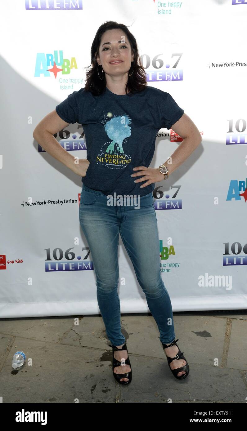 New York, NY, USA. 16th July, 2015. Laura Michelle Kelly at a public ...