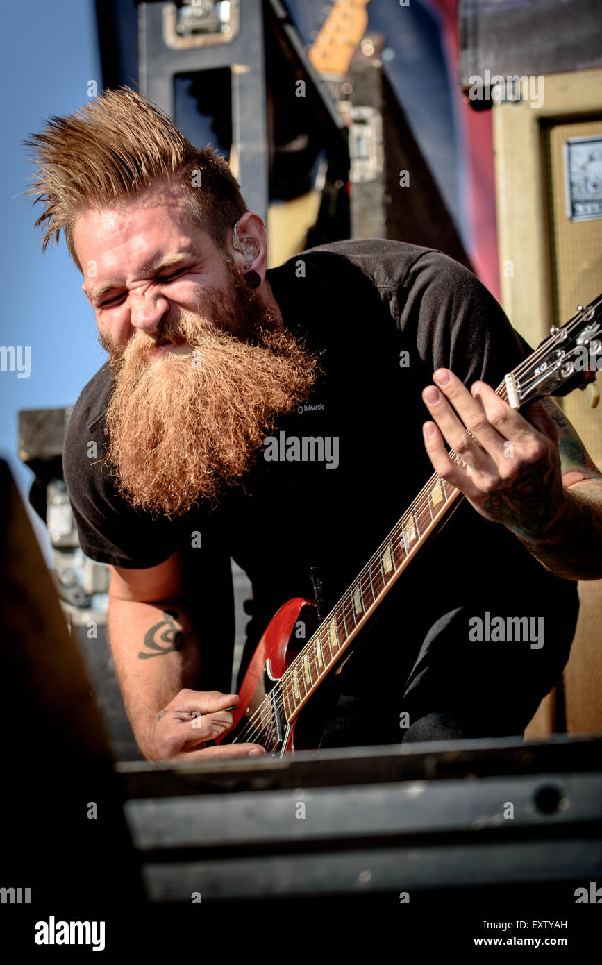 Toronto, Ontario, Canada. 15th July, 2015. American metalcore band 'The ...