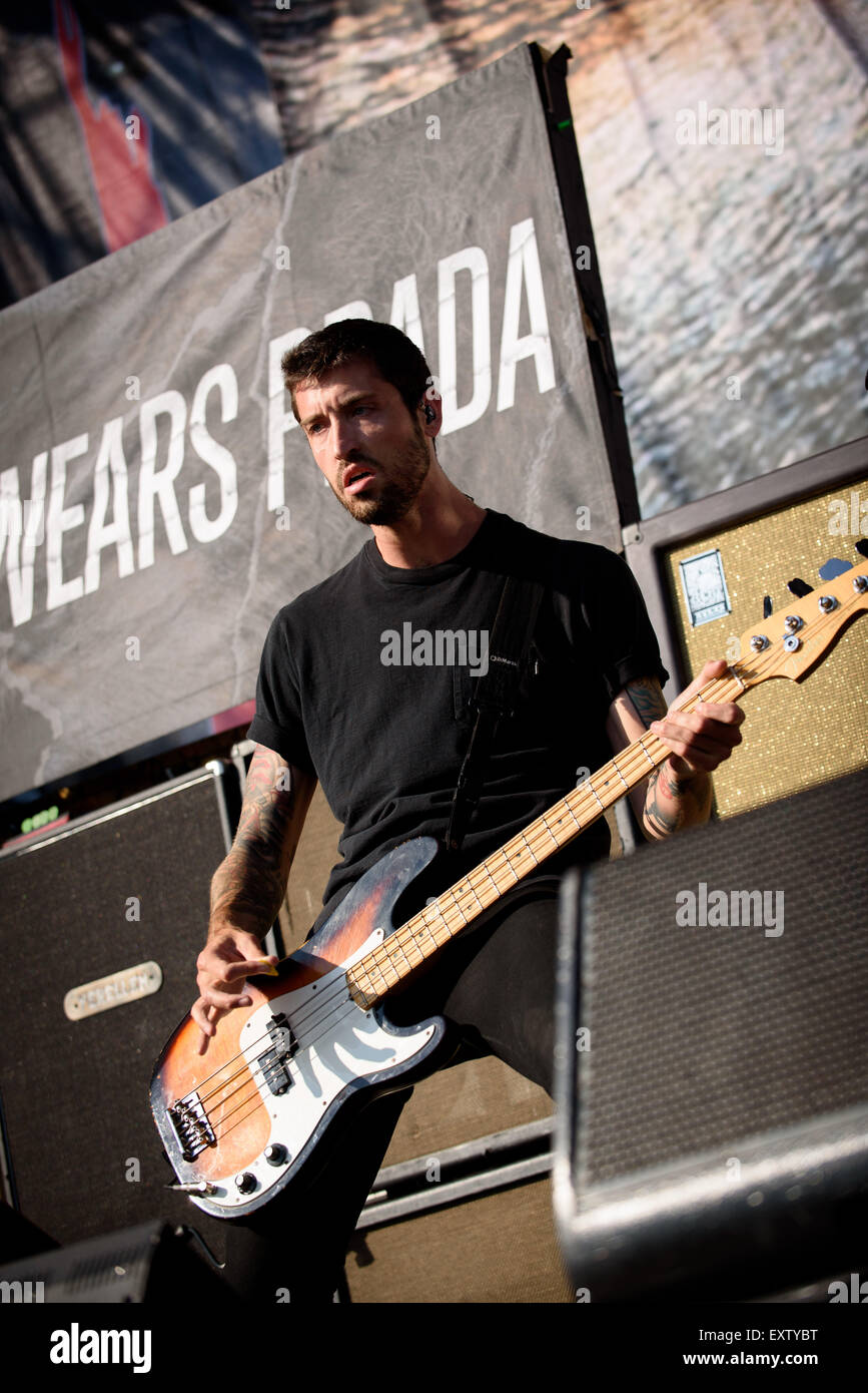 Toronto, Ontario, Canada. 15th July, 2015. American metalcore band 'The ...