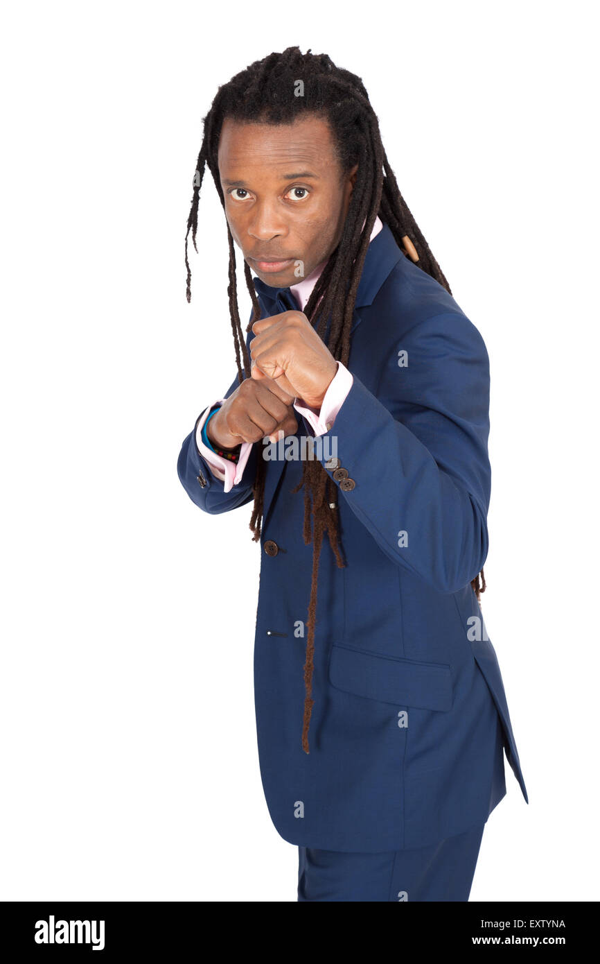 Handsome man with dreadlocks doing different expressions in different ...