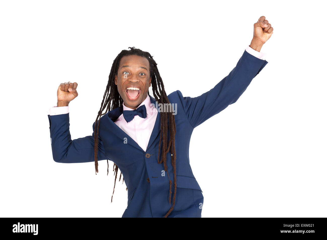 Handsome man with dreadlocks doing different expressions in different ...