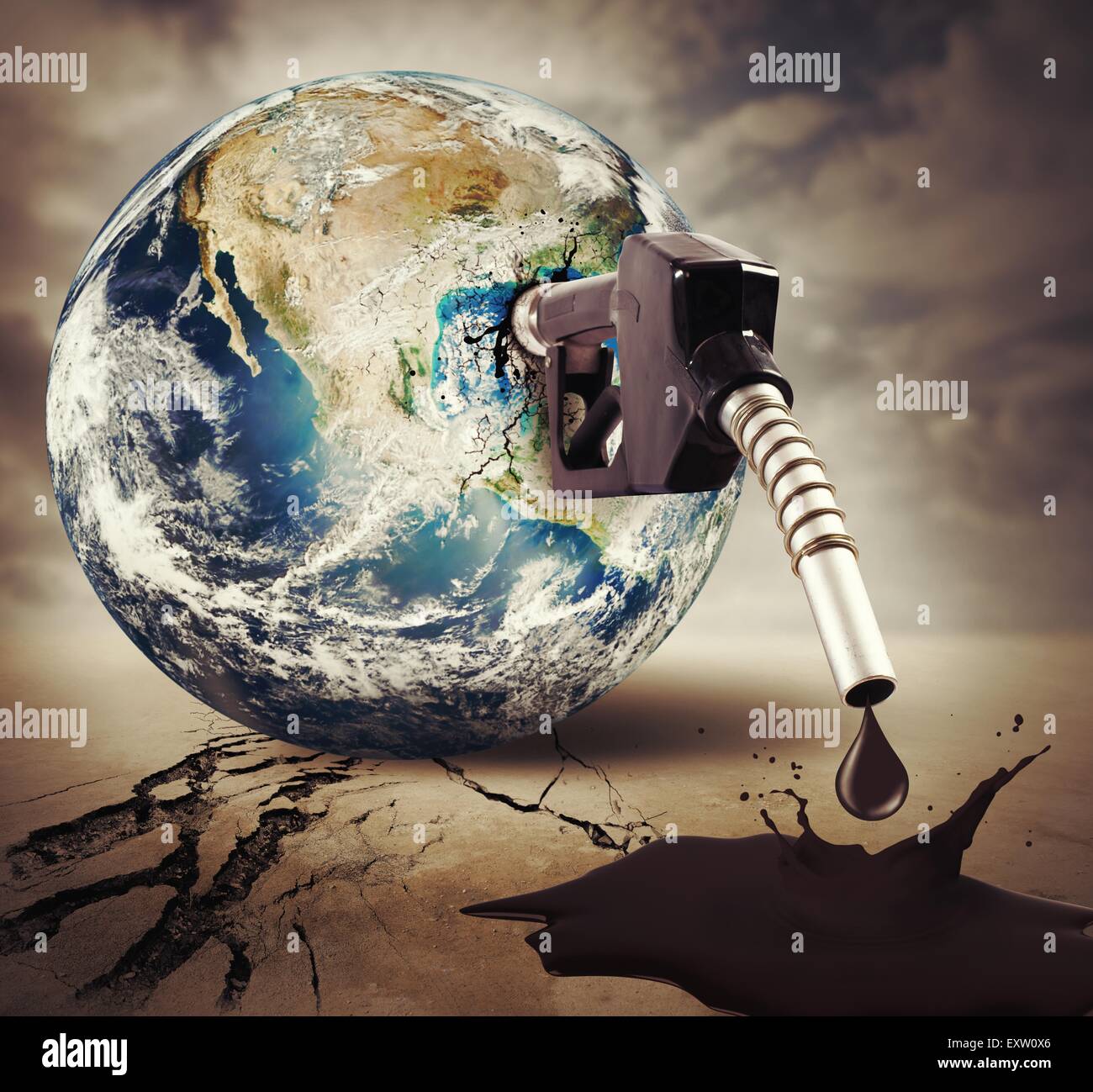 Pollution of the world Stock Photo - Alamy
