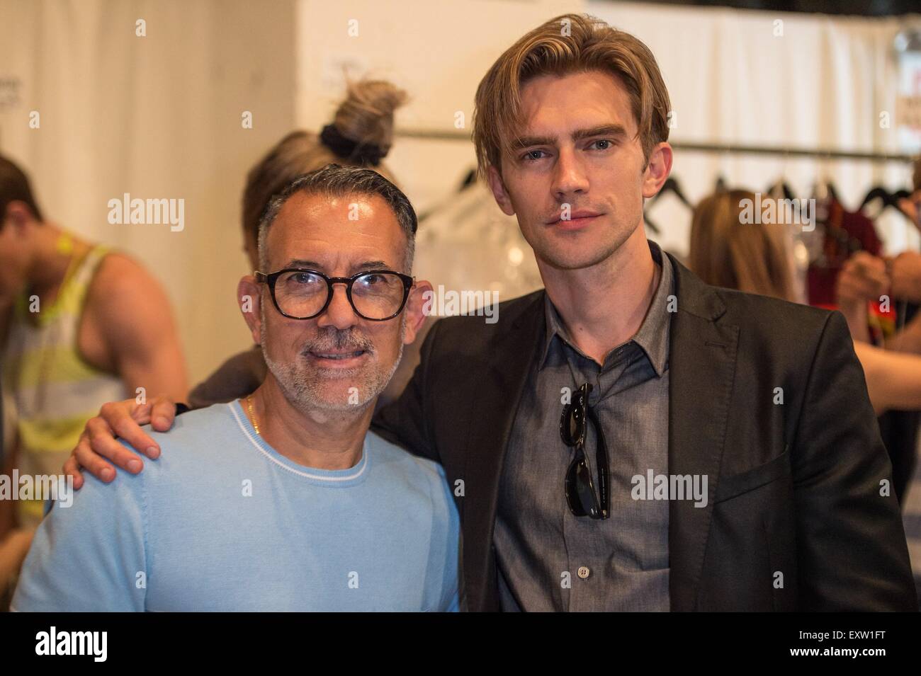 New York, NY, USA. 16th July, 2015. Ronen Jehezkel, Caleb Lane, at ...