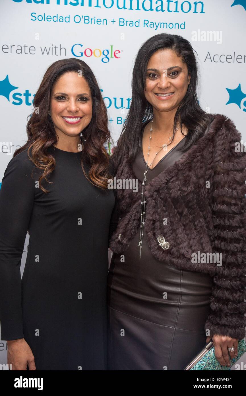 New York, NY, USA. 16th July, 2015. Soledad O'Brien, Pamela Ravare ...