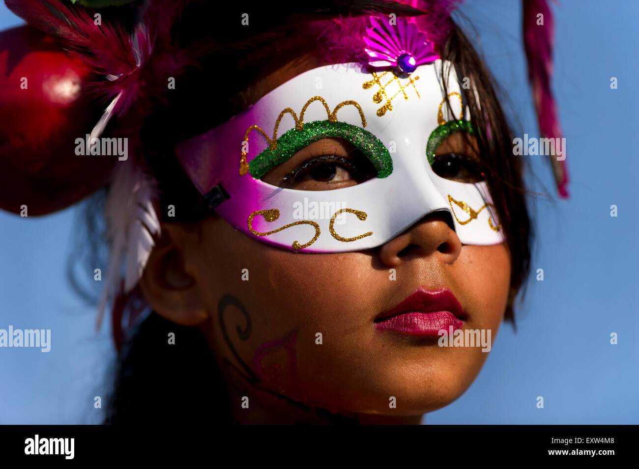 Masked girl hi-res stock photography and images - Alamy
