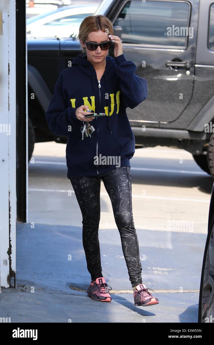 Ashley Tisdale spotted leaving the gym after a workout Featuring ...
