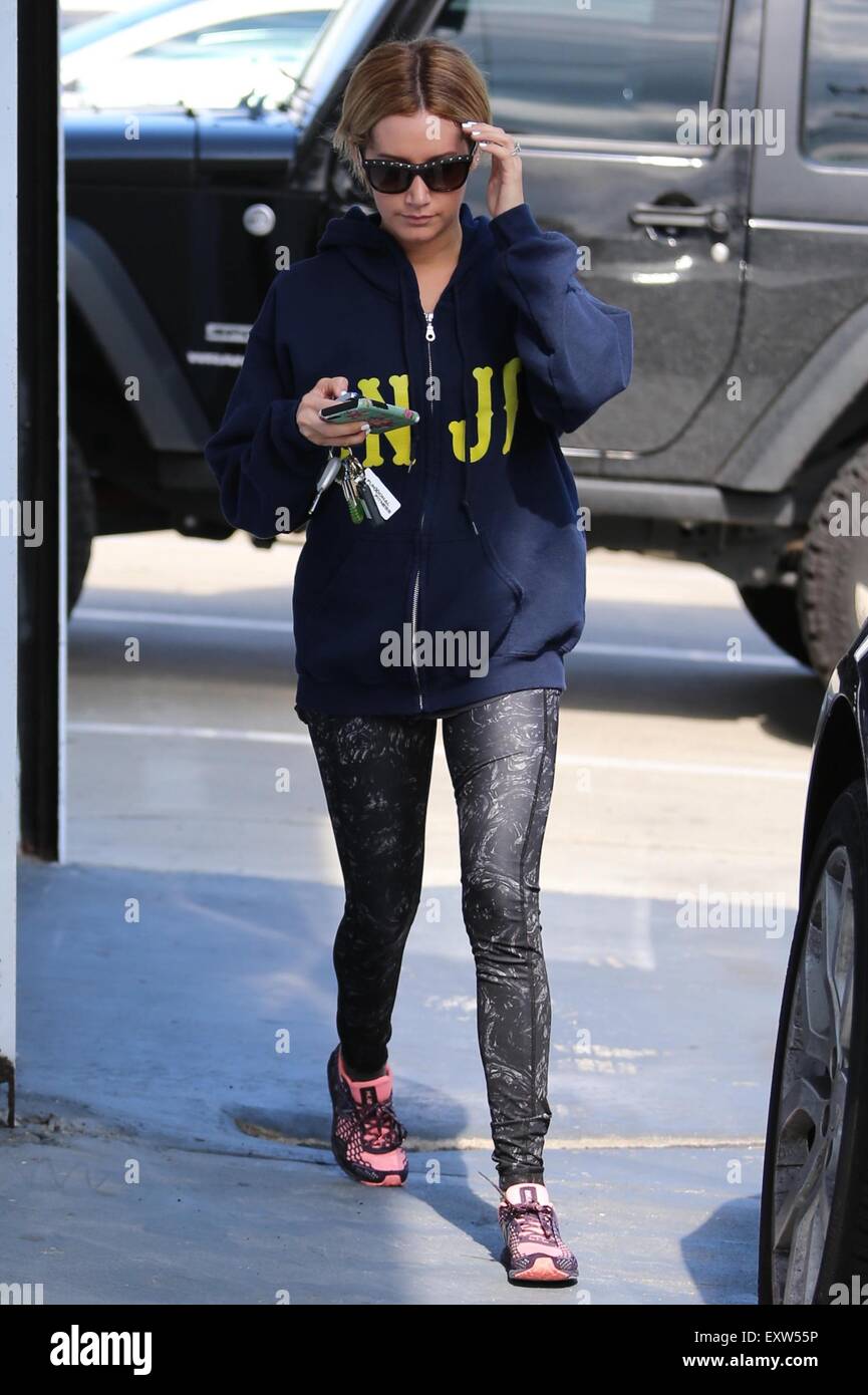 Ashley Tisdale spotted leaving the gym after a workout Featuring ...