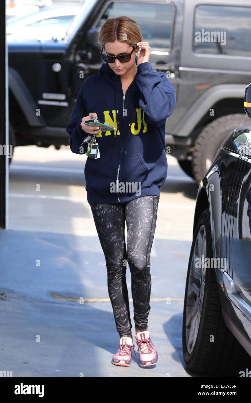 Ashley Tisdale spotted leaving the gym after a workout Featuring ...