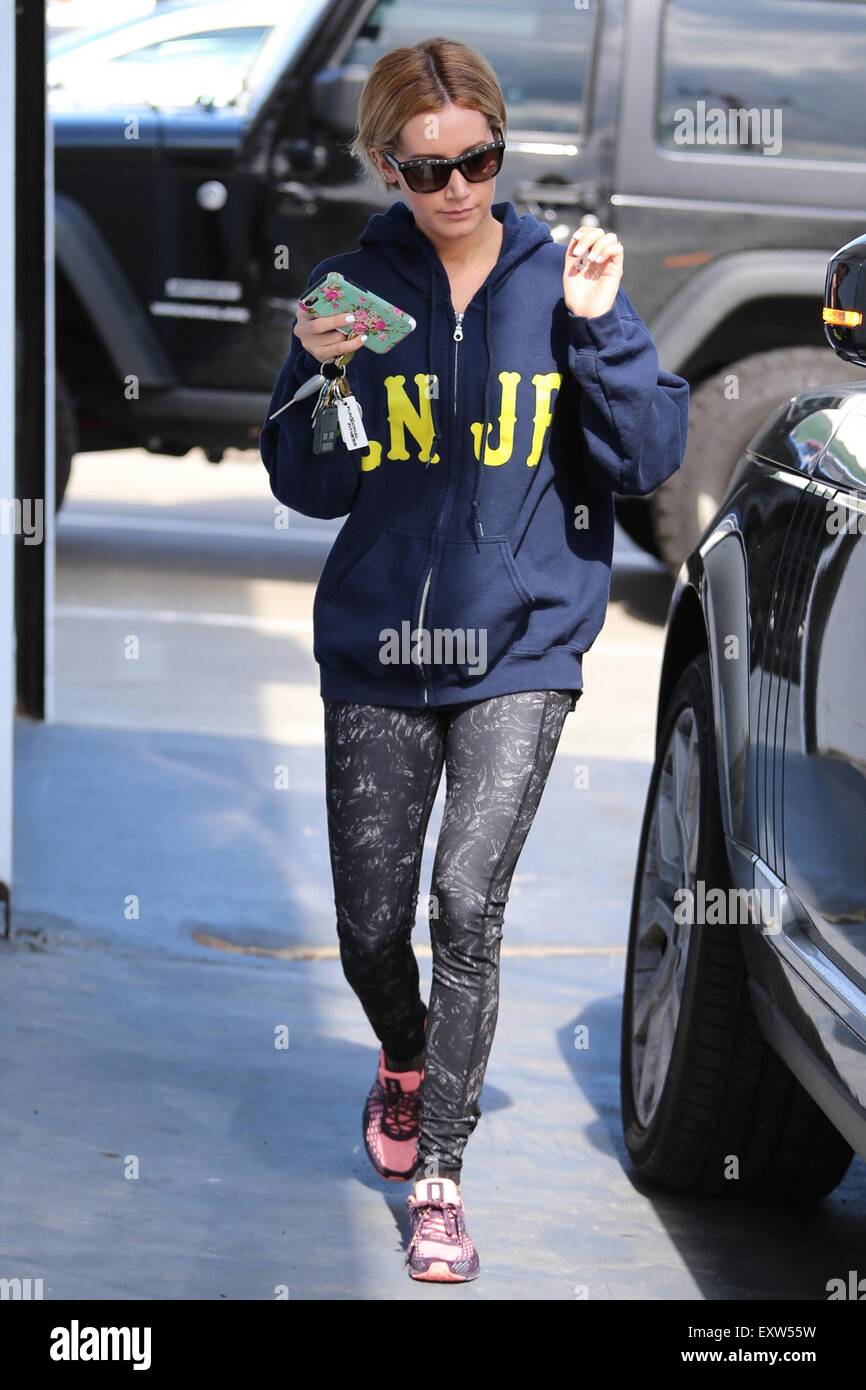 Ashley Tisdale spotted leaving the gym after a workout Featuring ...