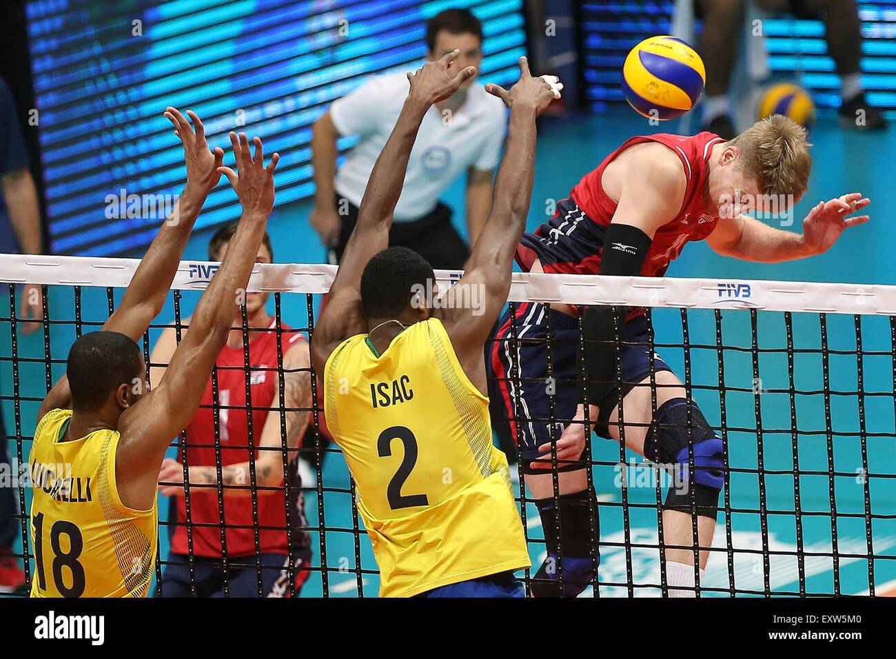 Rio De Janeiro, Brazil. 16th July, 2015. Holt Maxwell (1st, R) of the ...