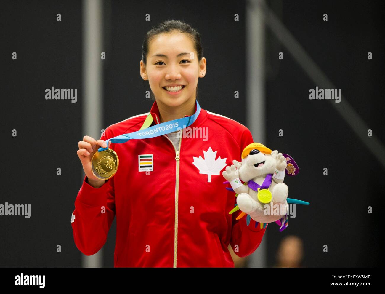 Toronto, Canada. 16th July, 2015. Michelle Li of Canada poses for ...
