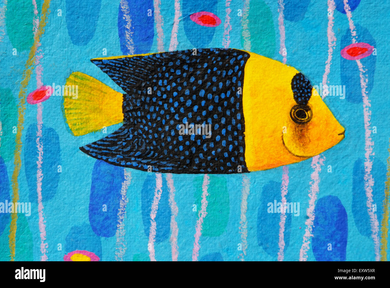 Angelfish painting hi-res stock photography and images - Alamy