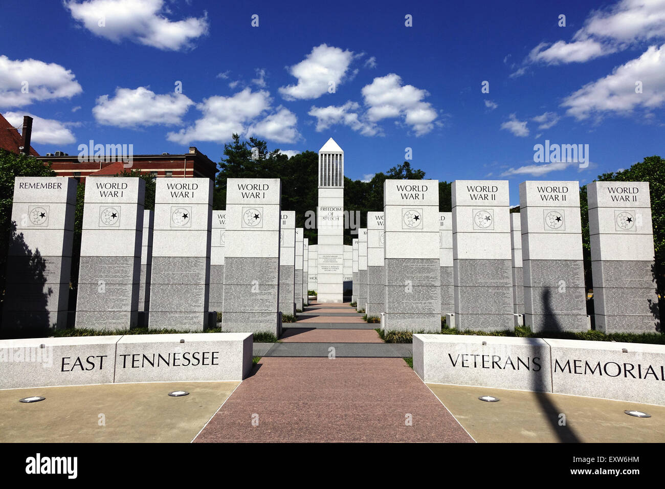 East Tennessee Veterans Memorial, dedicated to area service people who ...