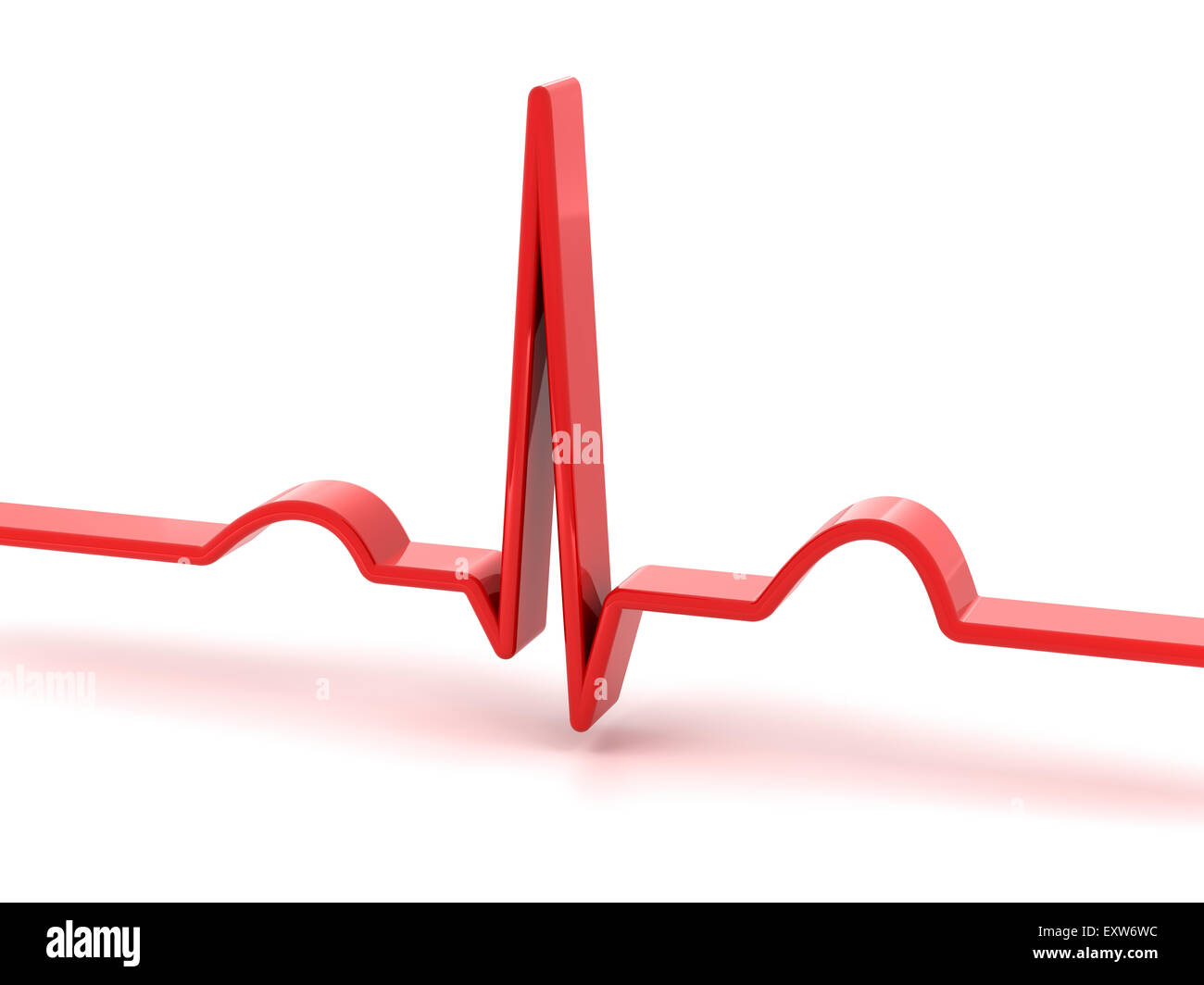 ECG, electrocardiogram, 3d render Stock Photo - Alamy