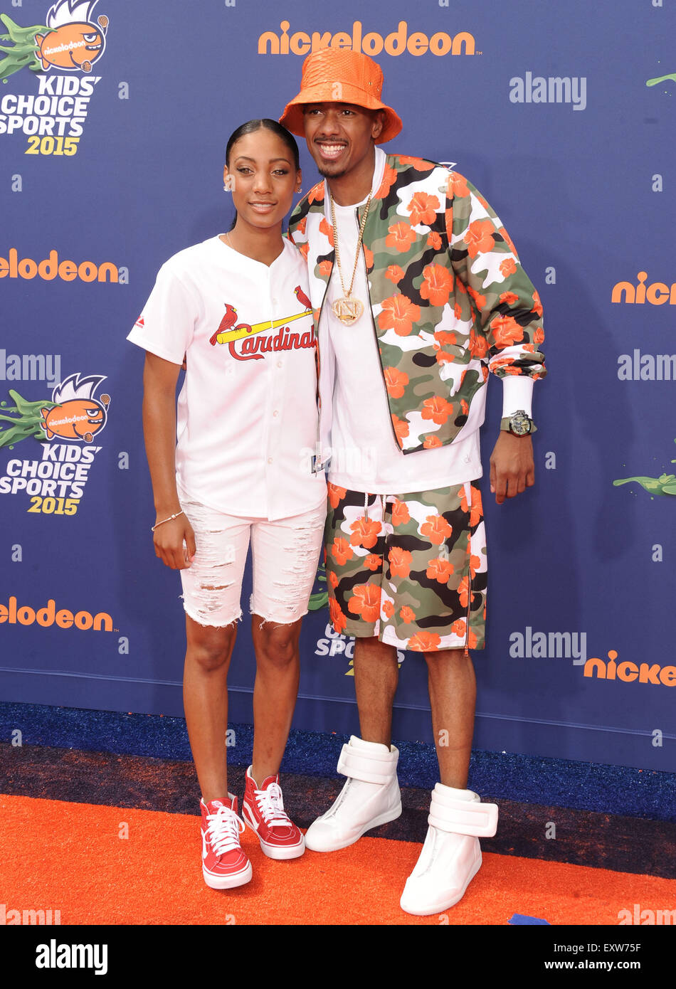 Los Angeles, California, USA. 16th July, 2015. Mo'ne Davis, Nick Cannon ...