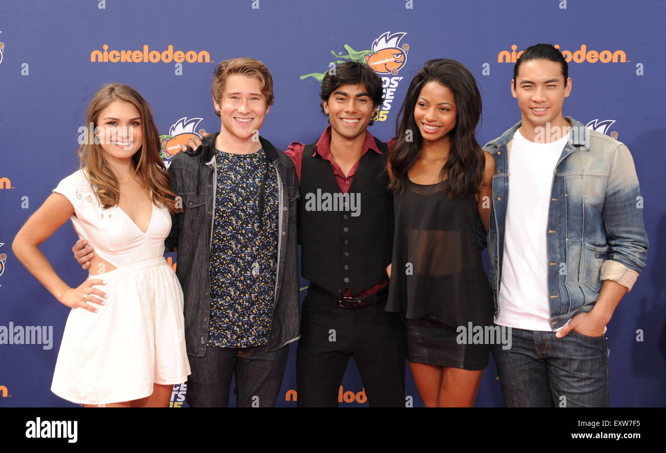 Los Angeles, California, USA. 16th July, 2015. Power Rangers Cast ...