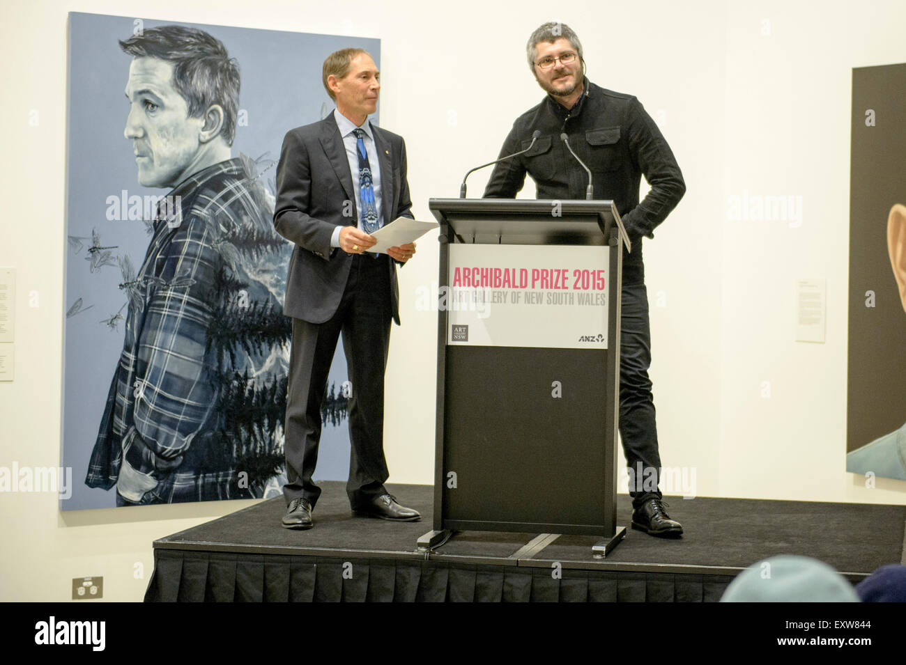 Sydney, Australia. 17th July, 2015. : Nigel Milsom's after winning the ...
