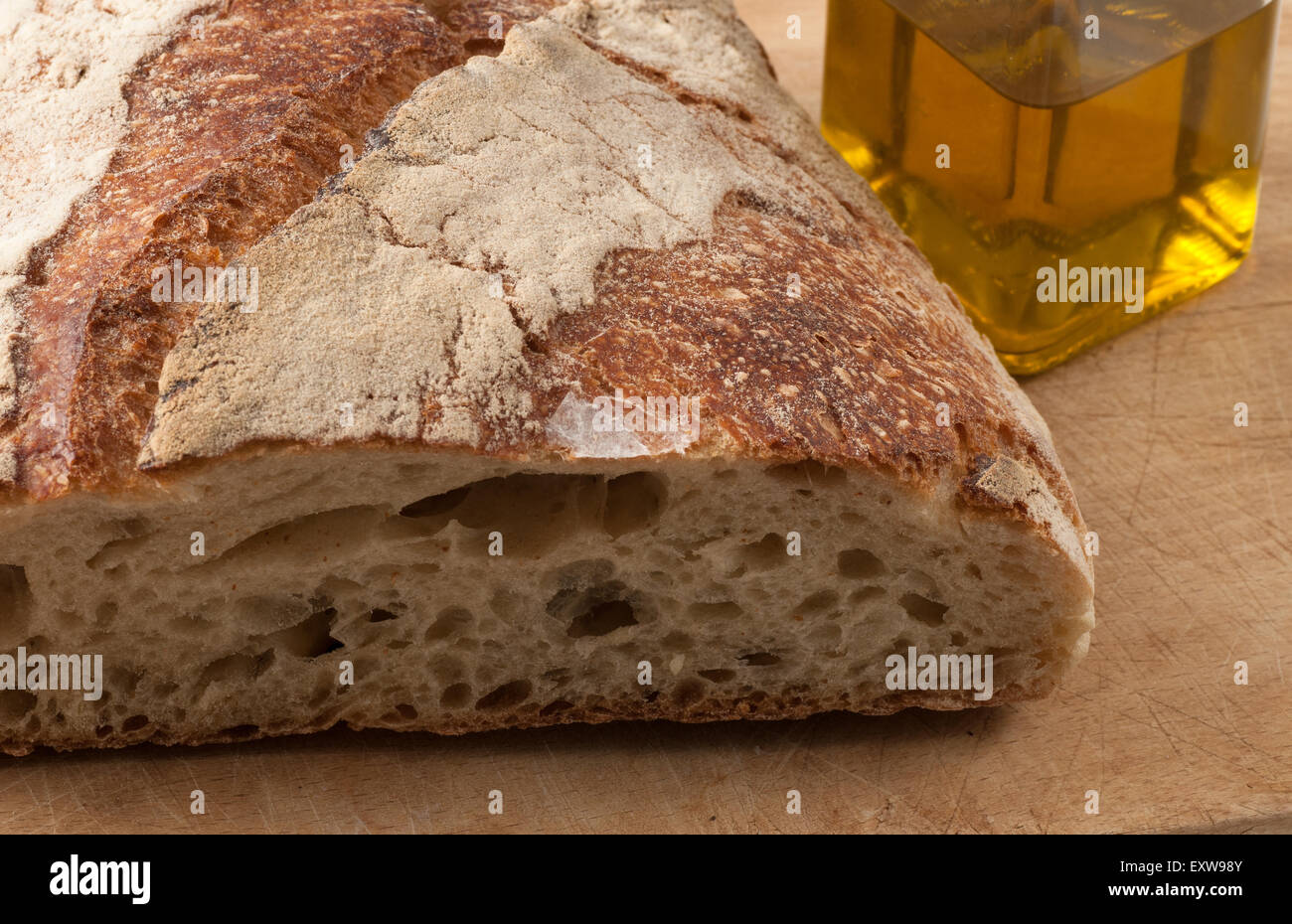 bread with oil Stock Photo - Alamy