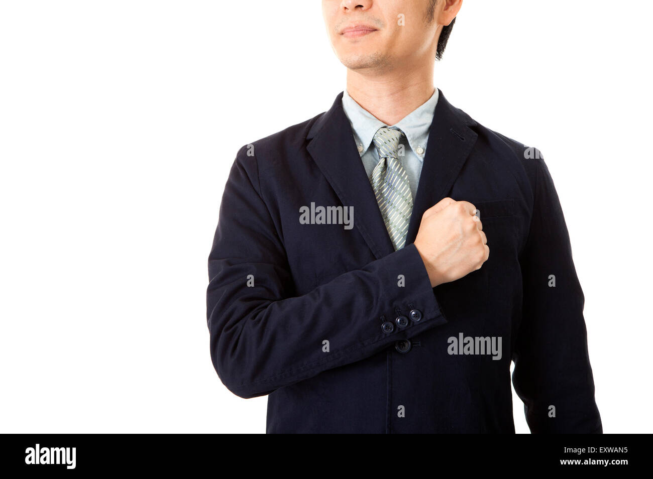 Fist on chest hi-res stock photography and images - Alamy