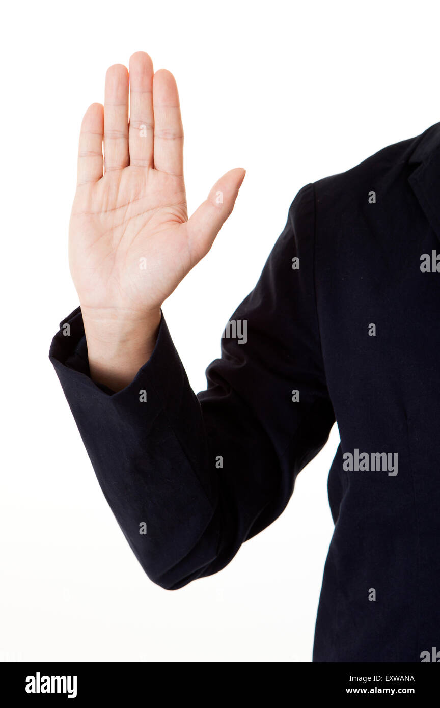 Making an oath hi-res stock photography and images - Alamy