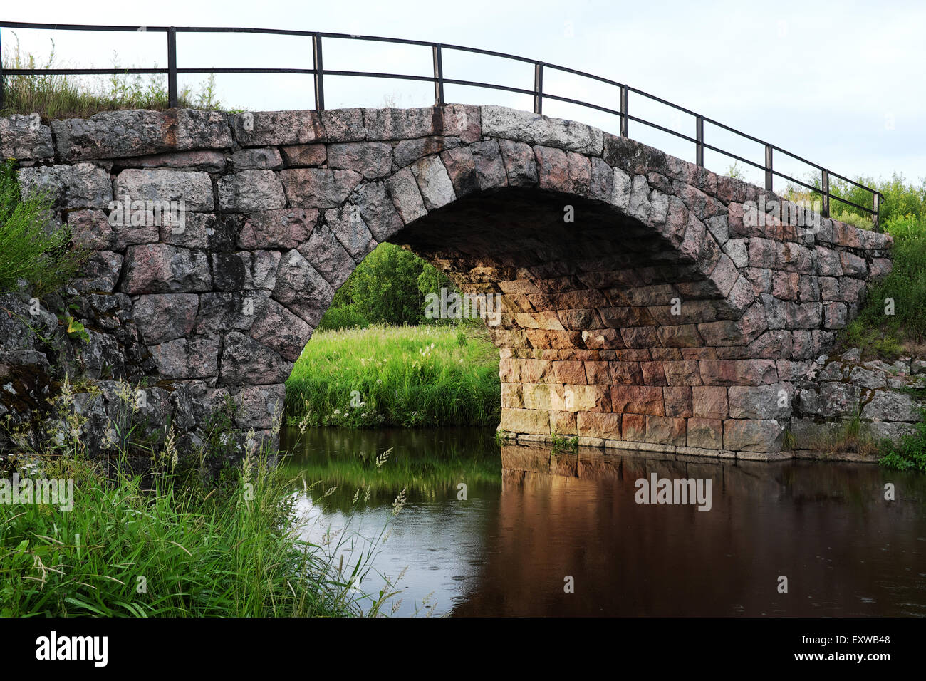 ancient stone arch bridge in Kerava, Finland Stock Photo - Alamy