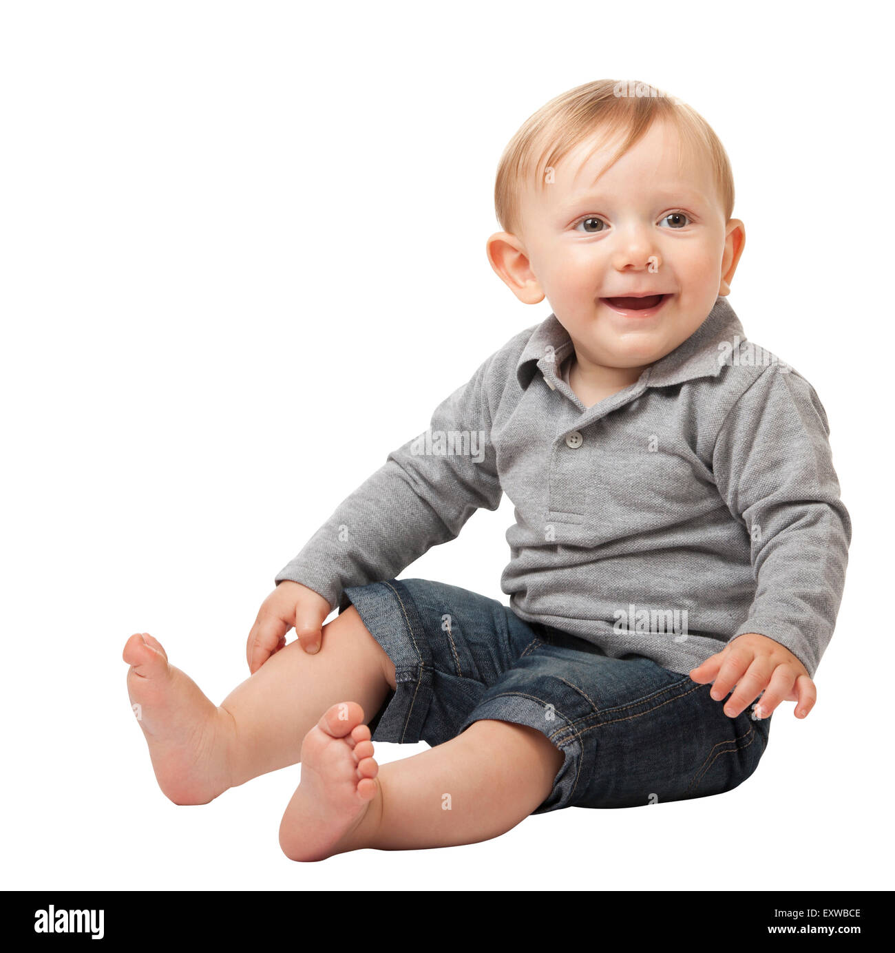 child portrait isolated on white background Stock Photo - Alamy