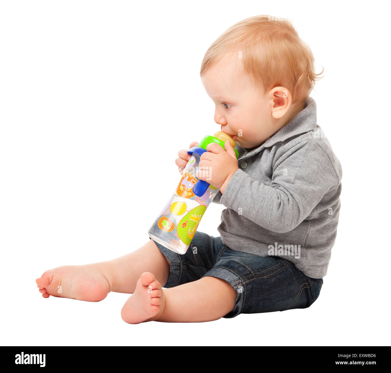 child portrait isolated on white background Stock Photo - Alamy