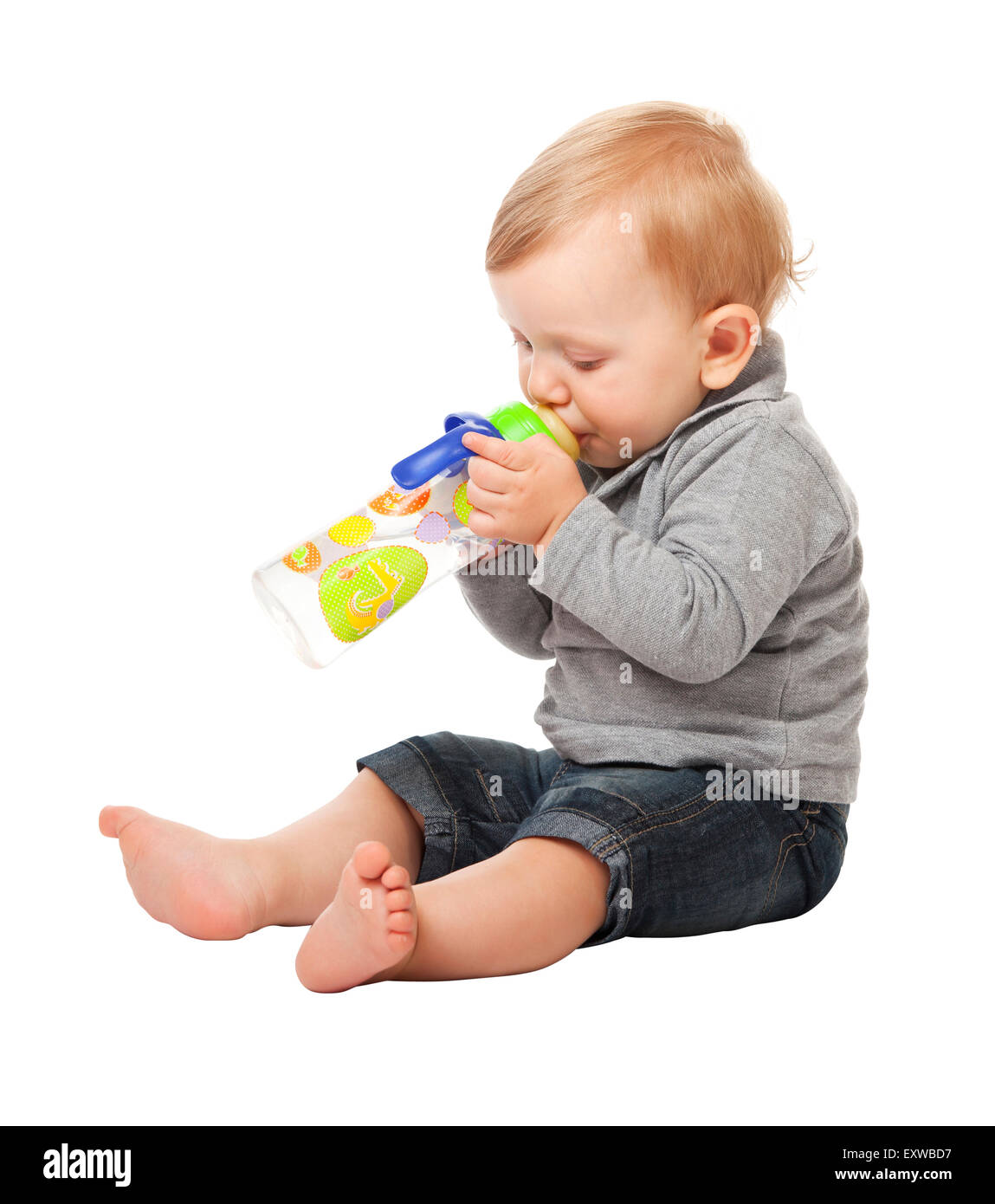 child portrait isolated on white background Stock Photo - Alamy