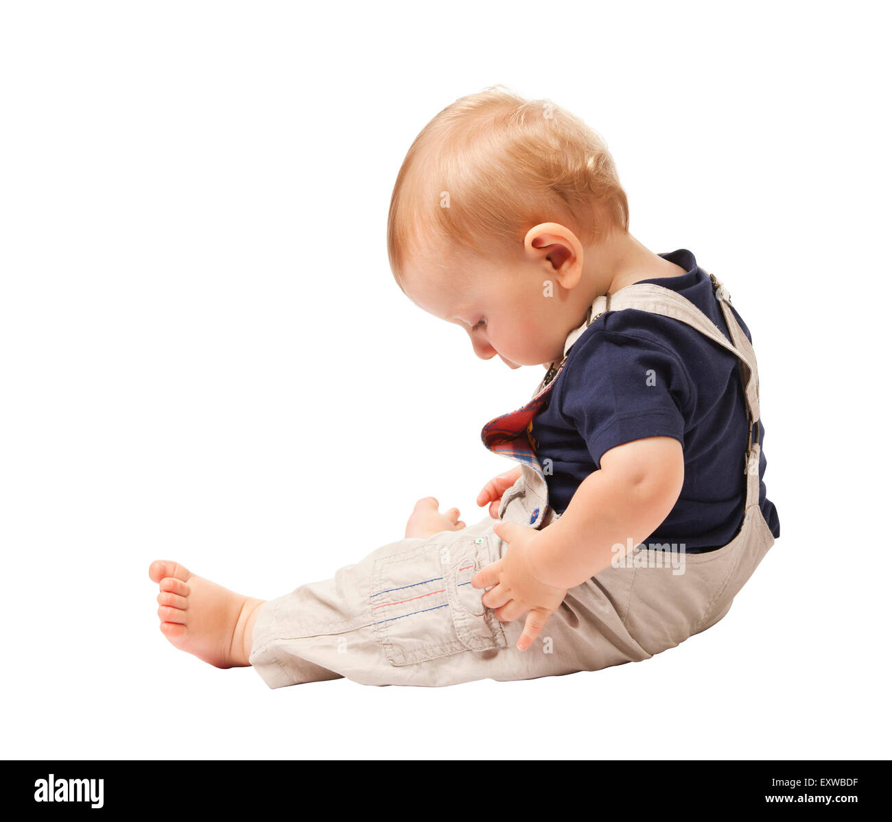child portrait isolated on white background Stock Photo - Alamy