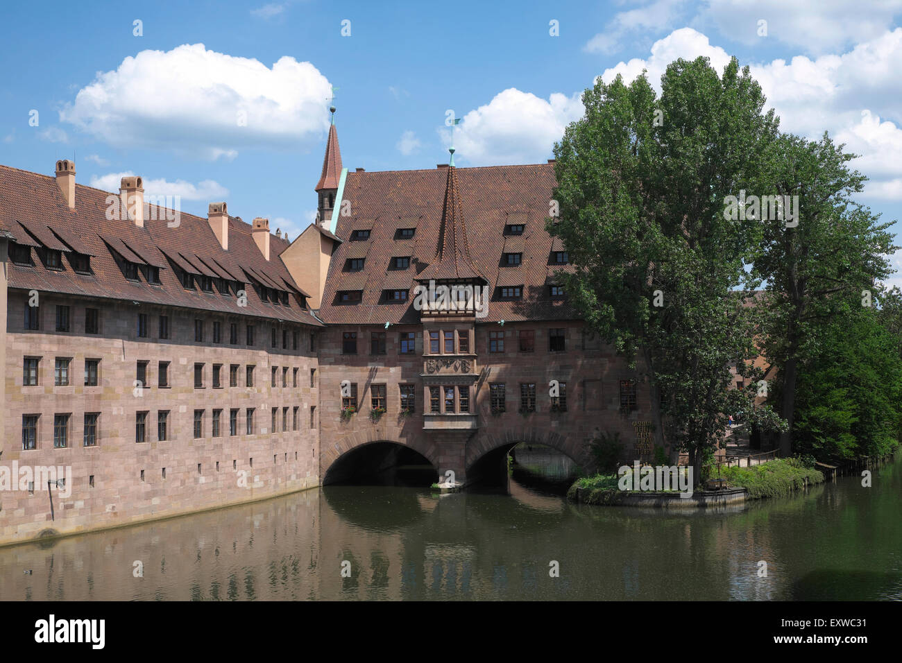 Heilig-Geist-Spital hospital, Nuremberg, Middle Franconia, Bavaria ...