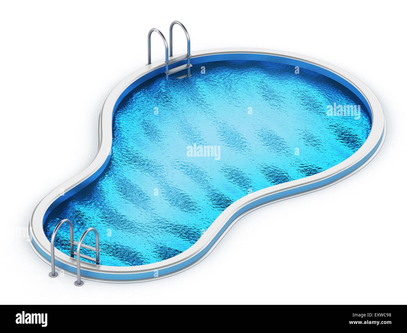 Vacation swimming pool Cut Out Stock Images & Pictures - Alamy