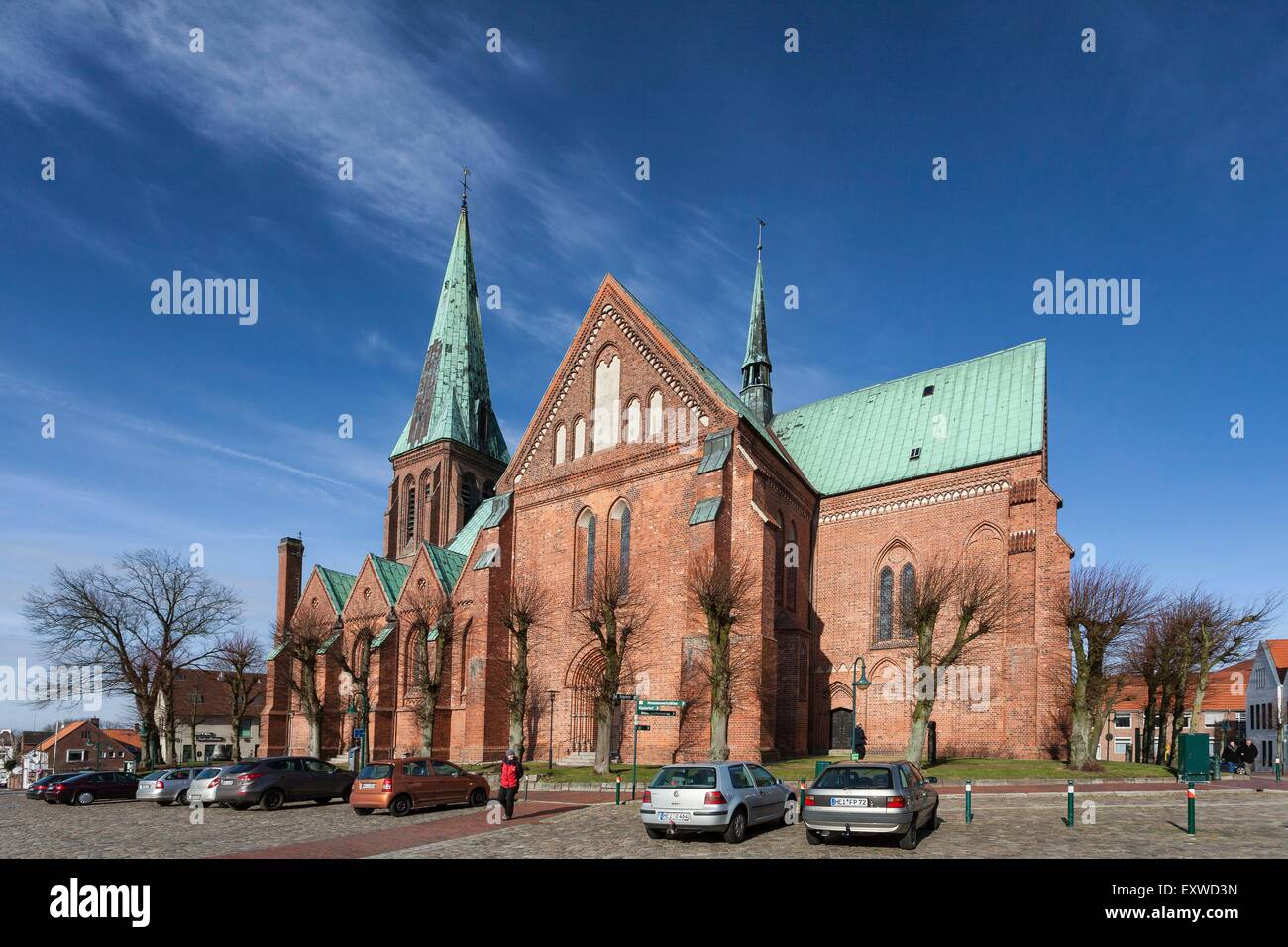 St Johanniskirche in Meldorf, Schleswig-Holstein, Germany Stock Photo ...