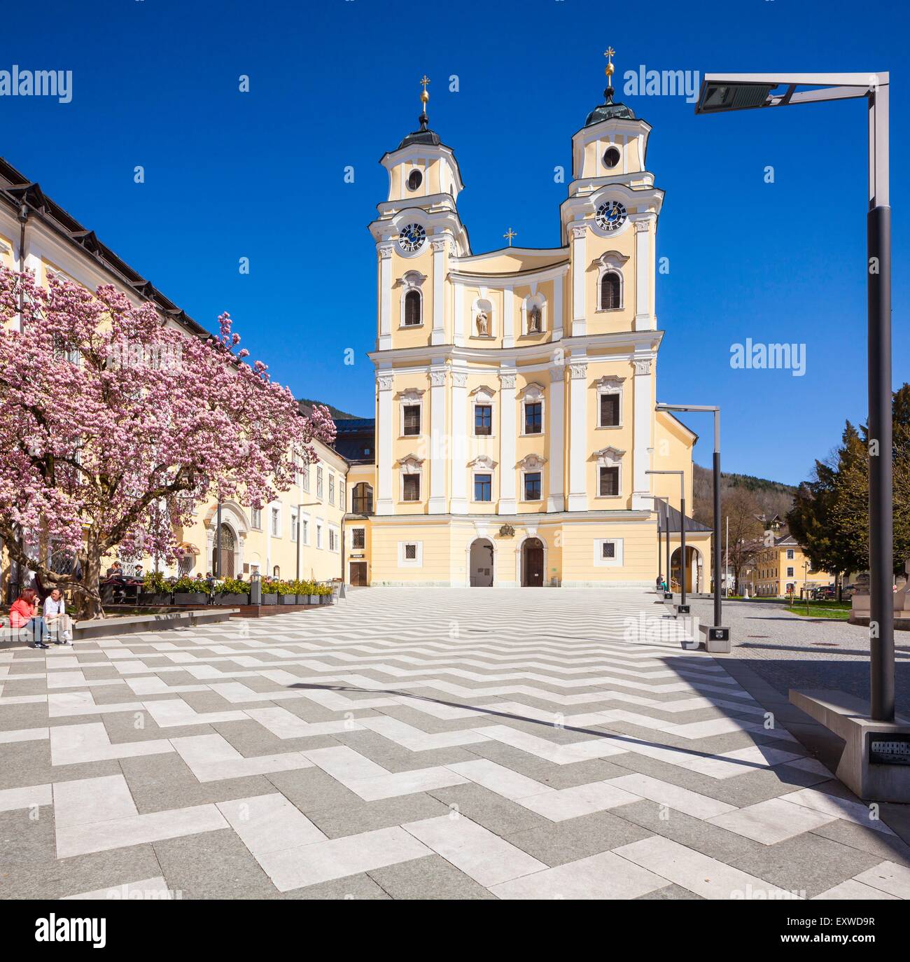 Basilica St. Michael, Mondsee, Upper Austria, Austria Stock Photo - Alamy