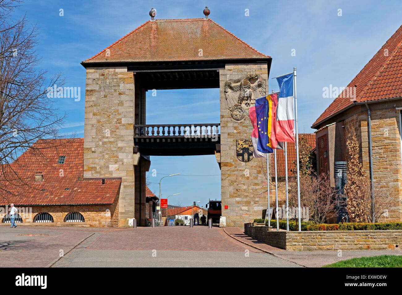 Deutsches Weintor in Schweigen-Rechtenbach, Rhineland-Palatinate ...