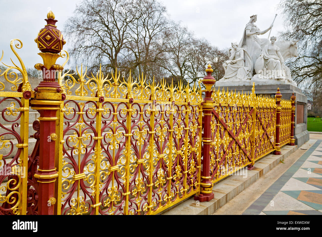 albert monument in london england kingdome and old construction Stock ...