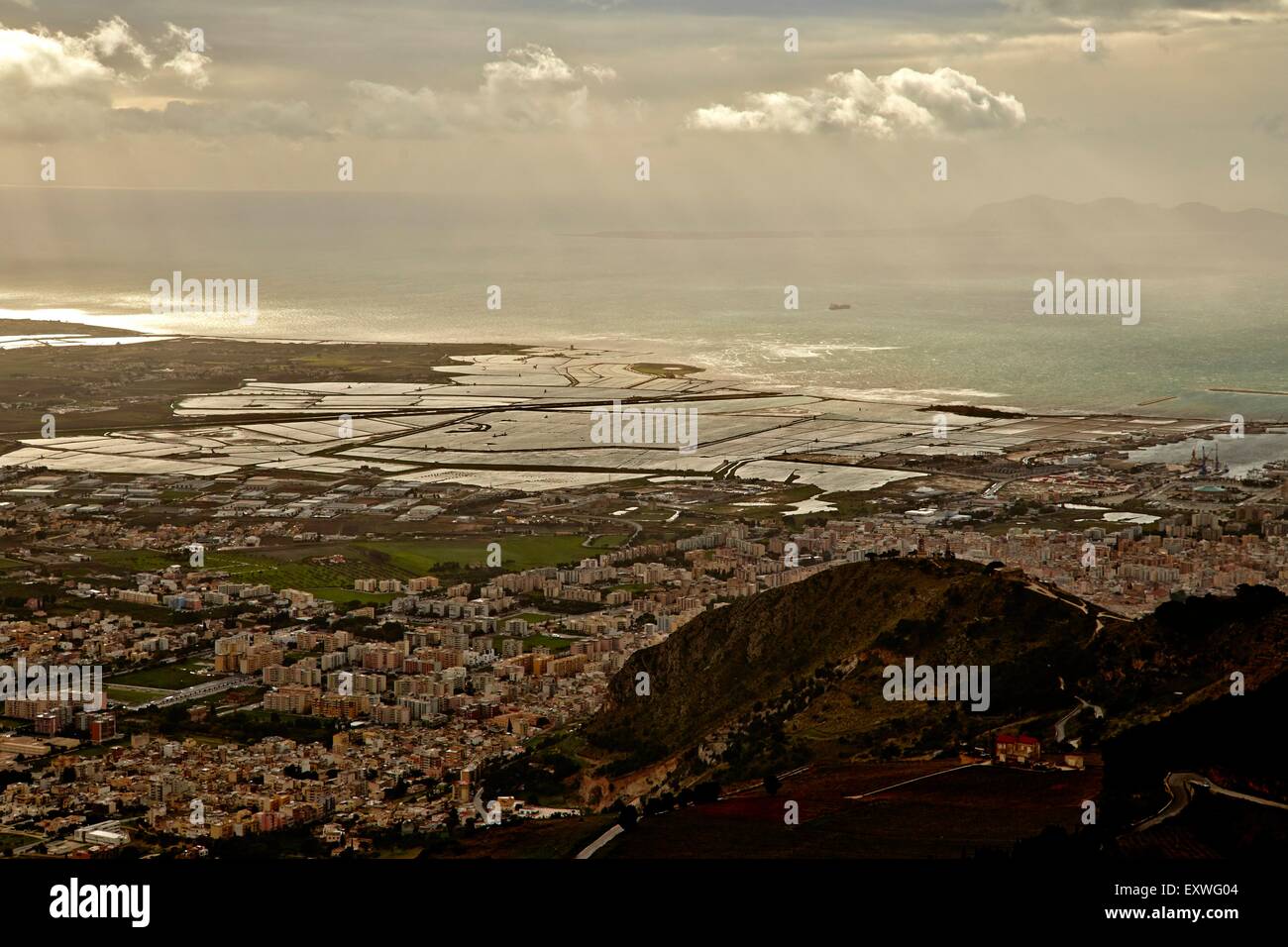 Saline sicily erice water salt hi-res stock photography and images - Alamy
