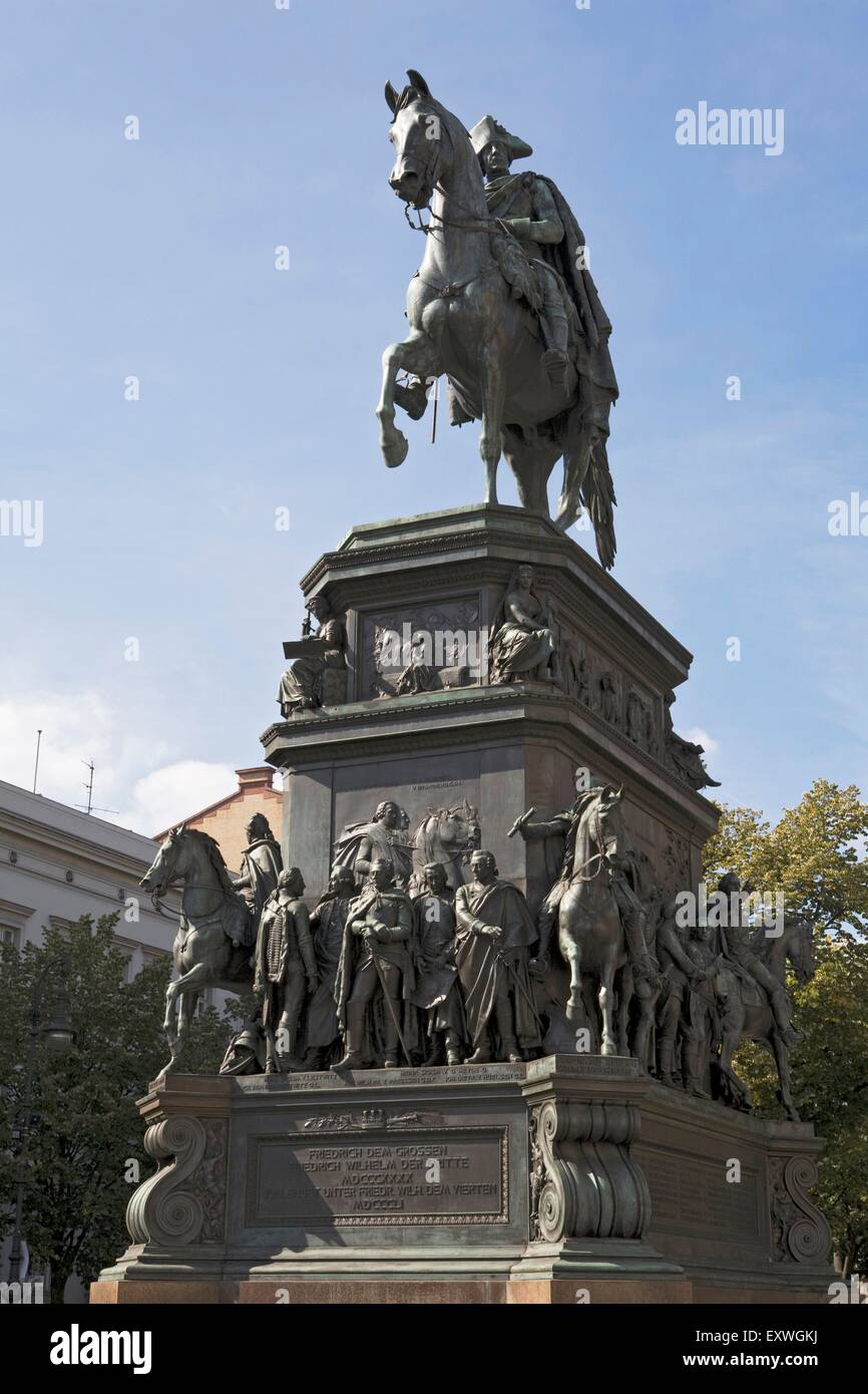 Berlin germany equestrian statue frederick hi-res stock photography and ...