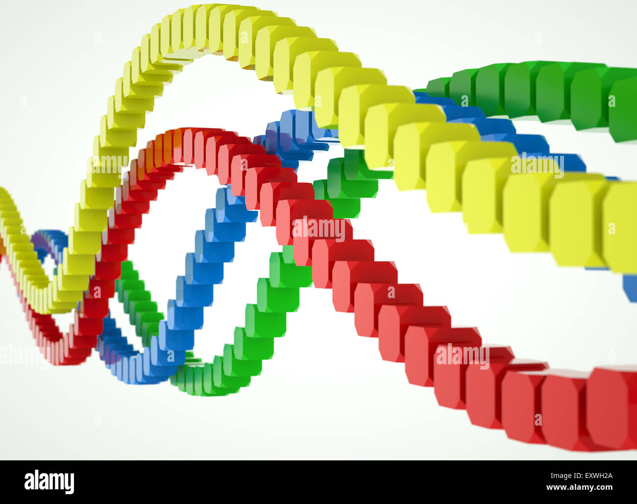 Green abstract blocks hi-res stock photography and images - Alamy