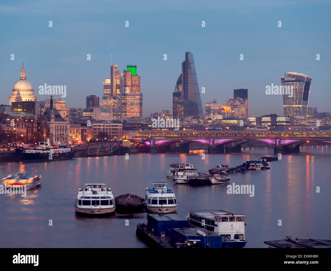 Skyline, London, England, Great Britain, Europe Stock Photo - Alamy