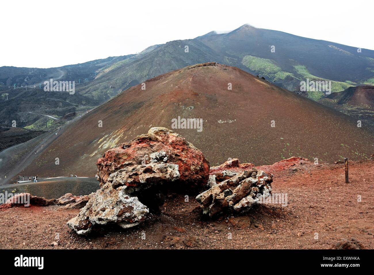 Volcanic landscape, Mount Etna, Sicily, Italy, Europe Stock Photo - Alamy